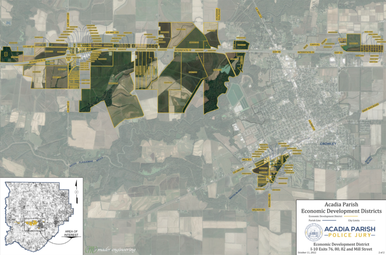 Economic Development Districts | Acadia Parish Police Jury